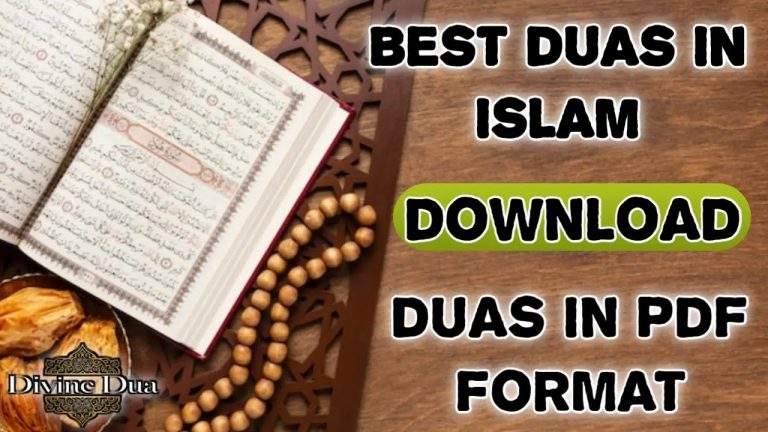 Best Duas in Islam and How to Download Them in PDF Format – Divine Dua